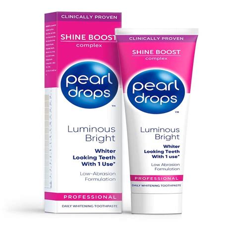 Pearl Drops Luminous Bright Shine Boost Toothpaste Pasta Do Zębów