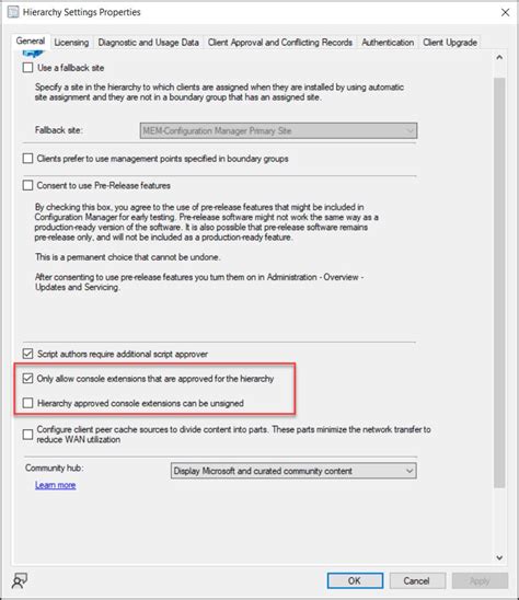 Manage SCCM Console Extensions Approve Install Uninstall
