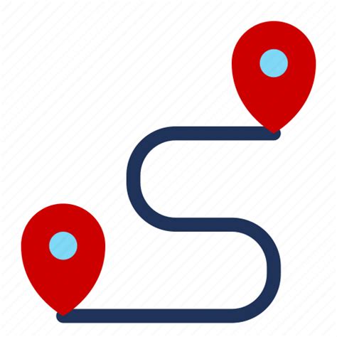 Route Direction Navigation Map Journey Icon Download On Iconfinder