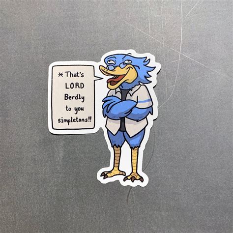 Berdly Deltarune Sticker Etsy Österreich