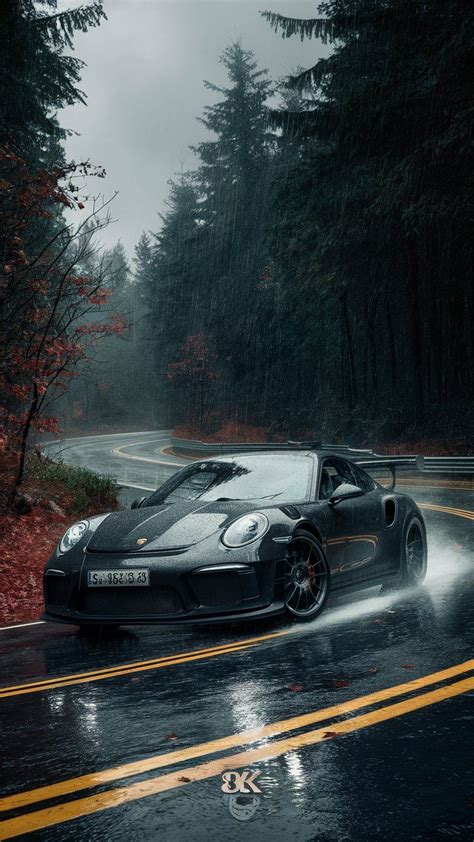 Black Sport Car Arabalar Araçlar Porsche