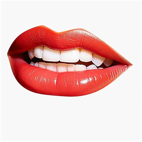Premium Photo Lips Isolated