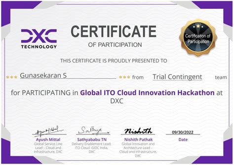 Gunasekaran S On Linkedin Participated Global Cloud Innovation Hackathon