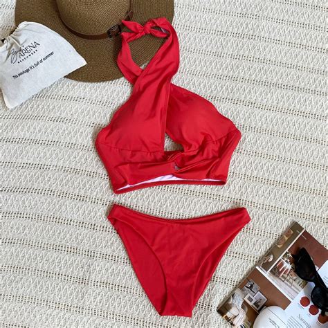 Praga Bikini California Red Agua Y Arena Beachwear