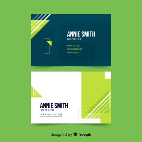 명함 서식 파일 무료 벡터