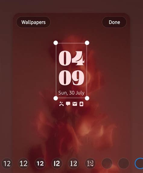 new one ui 5 1 1 clockface fonts r oneui