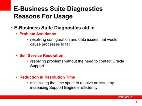 Oracle Diagnostics Ppt It And Internet Support Internet