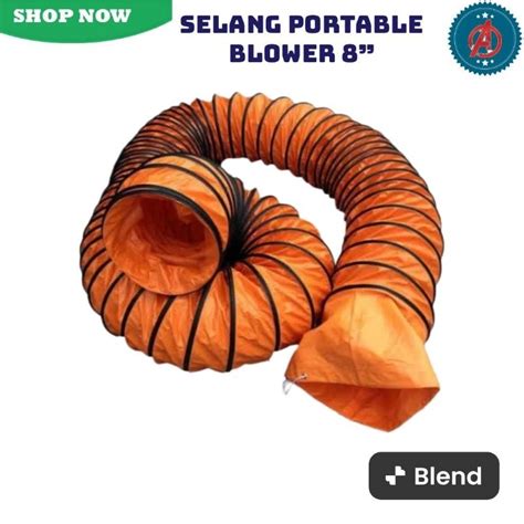 Jual Selang Portable Blower Axial Blower 8 Inch Panjang 5m Shopee