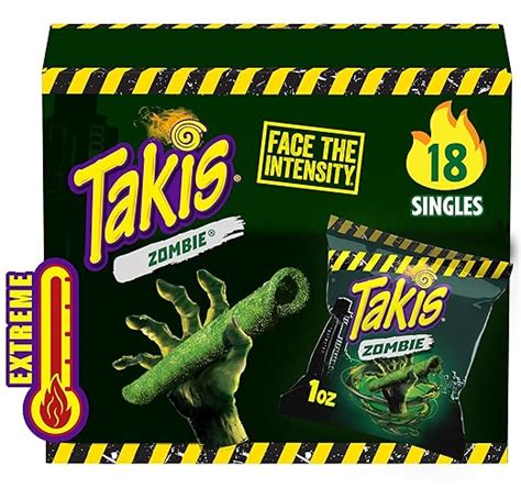 Takis 18 Pc 1 Oz Zombie Multipack Habanero And Cucumber