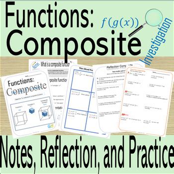 Functions Composite Functions By Next Math Lesson TPT