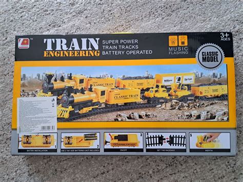 Trenulet Cu Muzica Lumini Cale Ferata 4 Vagoane 1 Platforma Excavator Iasi • Olx Ro