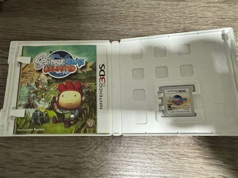 Scribblenauts Unlimited Nintendo 3ds 2012 883929162130 Ebay