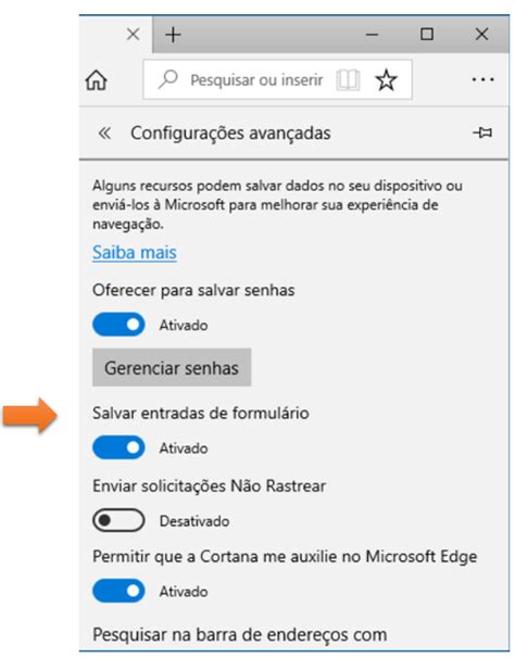 Microsoft Edge Não Salva Os Formulários Microsoft Community
