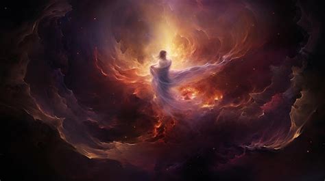 Premium Ai Image The Angel Of The Universe