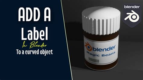 Blender Tutorial Label A Bottle Uv Mapping Subscribe 👍beginner