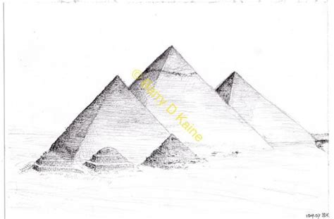 Pyramid Of Giza Drawing At Explore Collection Of