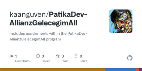 Github Kaanguvenpatikadev Allianzgelecegimall Includes Assignments Within The Patikadev