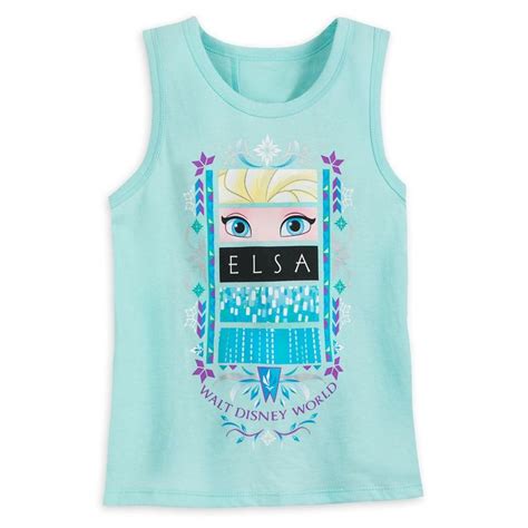 Elsa Tank Top For Girls Walt Disney World Disney Store Disney