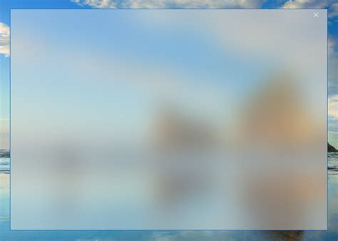 C What Are The Requirements For Window To Be Blurred Except