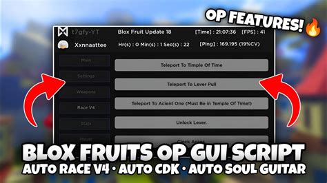 T GFY Blox Fruits OP Gui Script PASTEBIN YouTube