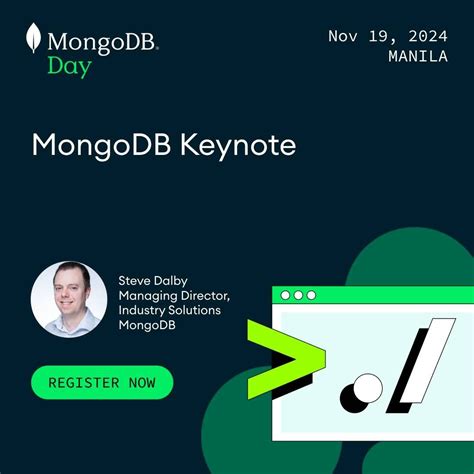 Cheery Chua ☁ On Linkedin Mongodb Day Manila Is Just Around The Corner Join Us For An Inspiring