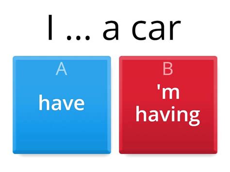 B07 Present Simple And Present Continous Quiz