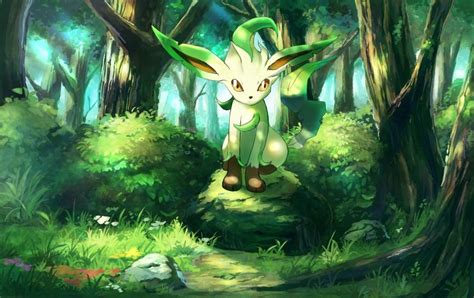 Leafeon Pokemon Drawn By Rowdon Danbooru