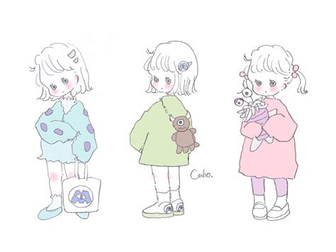 Caho on Twitter Caho イラスト キュートなスケッチ かわいい イラスト 手書き