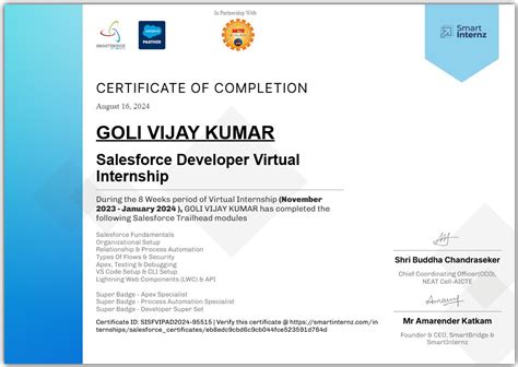 Salesforce Salesforcedeveloper Certification Smartinternz Trailhead Professionalgrowth
