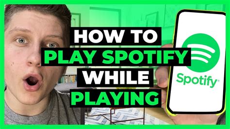 How To Play Spotify While Playing Games On Iphone Android Youtube
