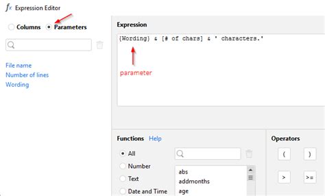 Easymorph Parameters