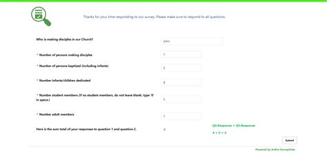 Formula Question Surveyvista