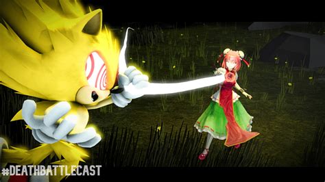 Kasen Ibaraki Vs Fleetway Sonic [sfm Poster] R Deathbattlematchups
