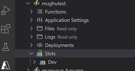 I Want To Access My Deployment Slots Inside Azure Portal Via Visual