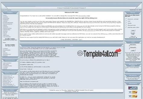Free Phpnuke Themes Templates