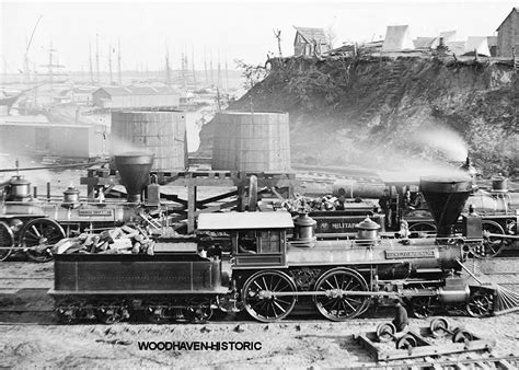Steam Engine Train From 1800s