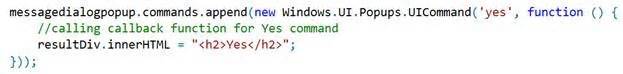 message dialog control in windows 8 html javascript metro application