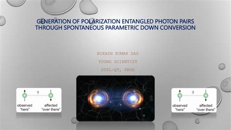 Pdf Generation Of Polarization Entangled Photon Pairs Through Spontaneous Parametric Down