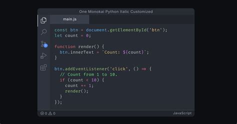 One Monokai Python Italic Customized By Dywsy21 Vs Code Themes