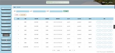 Springbootjavaphpnodepythonspringbootvue小区物业管理系统【计算机毕设】 Csdn博客