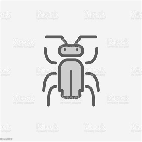 곤충 분야 개요 아이콘입니다 2 색상 간단한 아이콘의 요소입니다 웹사이트 디자인 및 개발 응용 프로그램 개발에 대 한 얇은 라인 아이콘 프리미엄 아이콘 개미에 대한 스톡