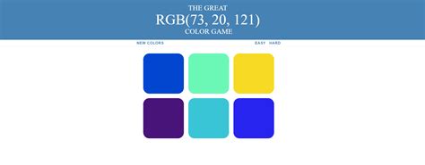 Github Williamforbesjrcolor Picker Game Color Game Using Js Random