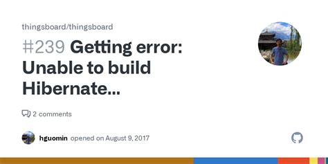 Getting Error Unable To Build Hibernate Sessionfactory · Issue 239