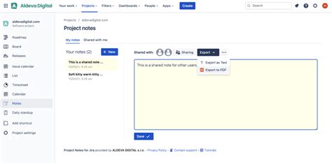 Project Notes For Jira Version History Atlassian Marketplace