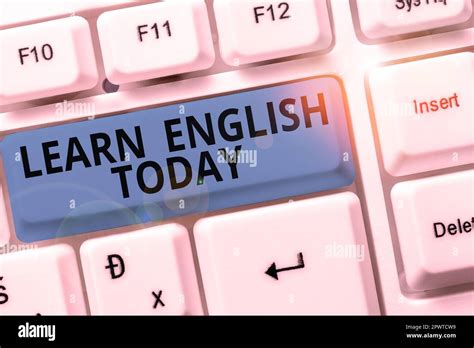 Inspiration Showing Sign Learn English Today Word Written On Gain Or