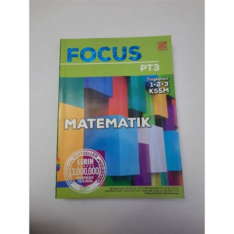 Focus Matematik Pt3 Tingkatan 1 2 3 Kssm Shopee Malaysia