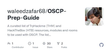 Github Waleedzafar68 Oscp Prep Guide A Curated List Of Tryhackme Thm And Hackthebox Htb
