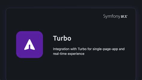 Turbo Single Page Symfony App Symfony Ux