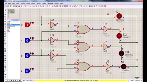 Codificador Binario A Gray Proteus Youtube