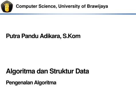 PPT Algoritma Dan Struktur Data PowerPoint Presentation Free